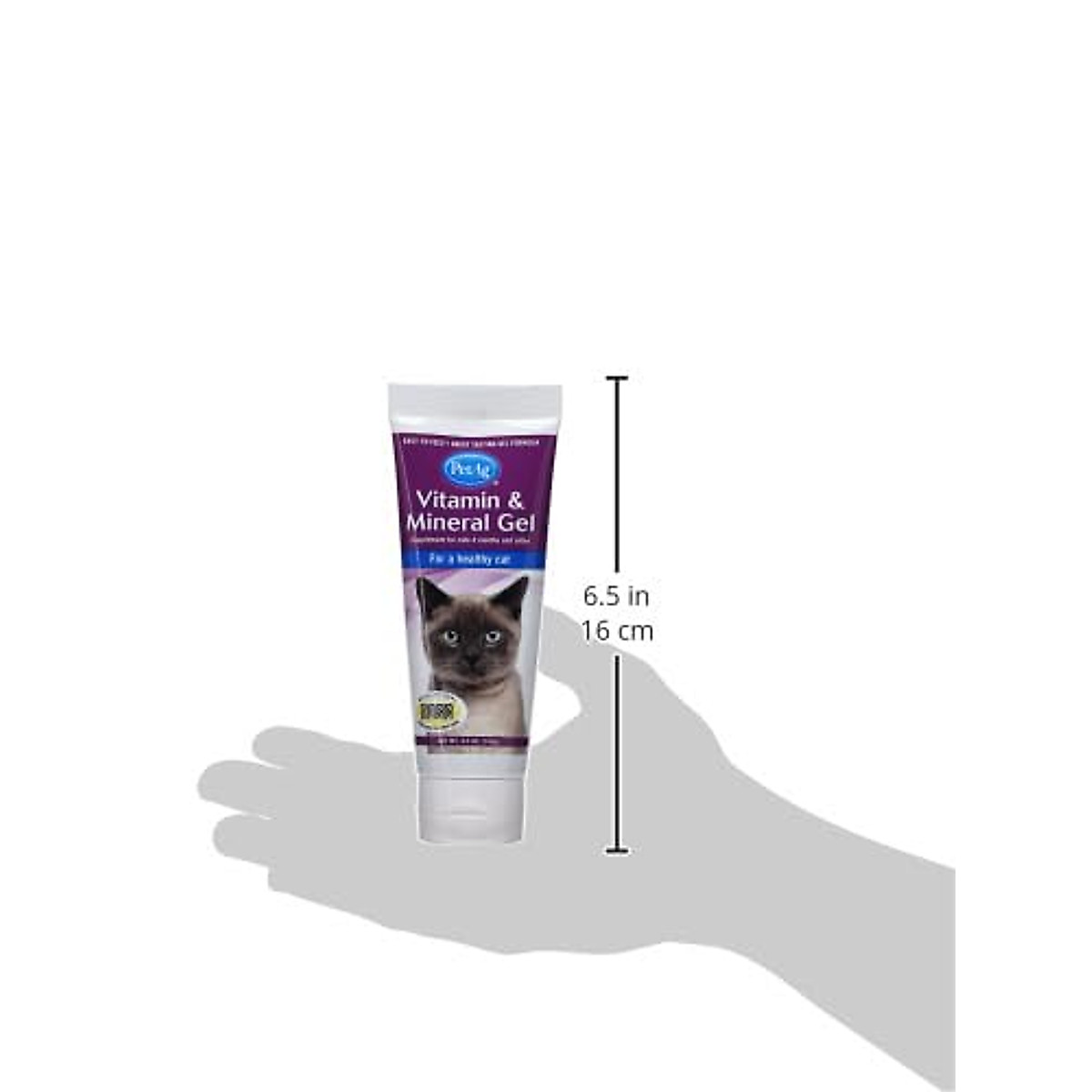 Pet-Ag Vitamin & Mineral Gel Supplement for Cats - 3.5 oz - Provides Basic Daily Vitamins & Minerals for Cats 4 Months and Older - Easy to Digest