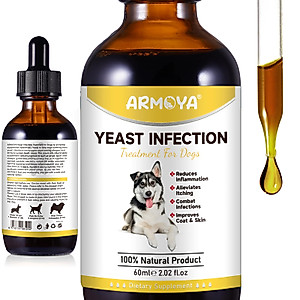 Natural Yeast Infection Treatment for Dogs - Helps to Support Itch Relief - Inflammation Relief & More - Dog Yeast Infection Treatment - Dog Ear Infection Treatment - Dog Allergy | 2 Oz