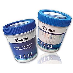 10 Panel T-Cup Multi Drug Urine Test Kit (500)(Multiple Quantities)(COC/THC/OPI/BZO/MAMP/TCA/OXY/BUP/BAR/MTD)