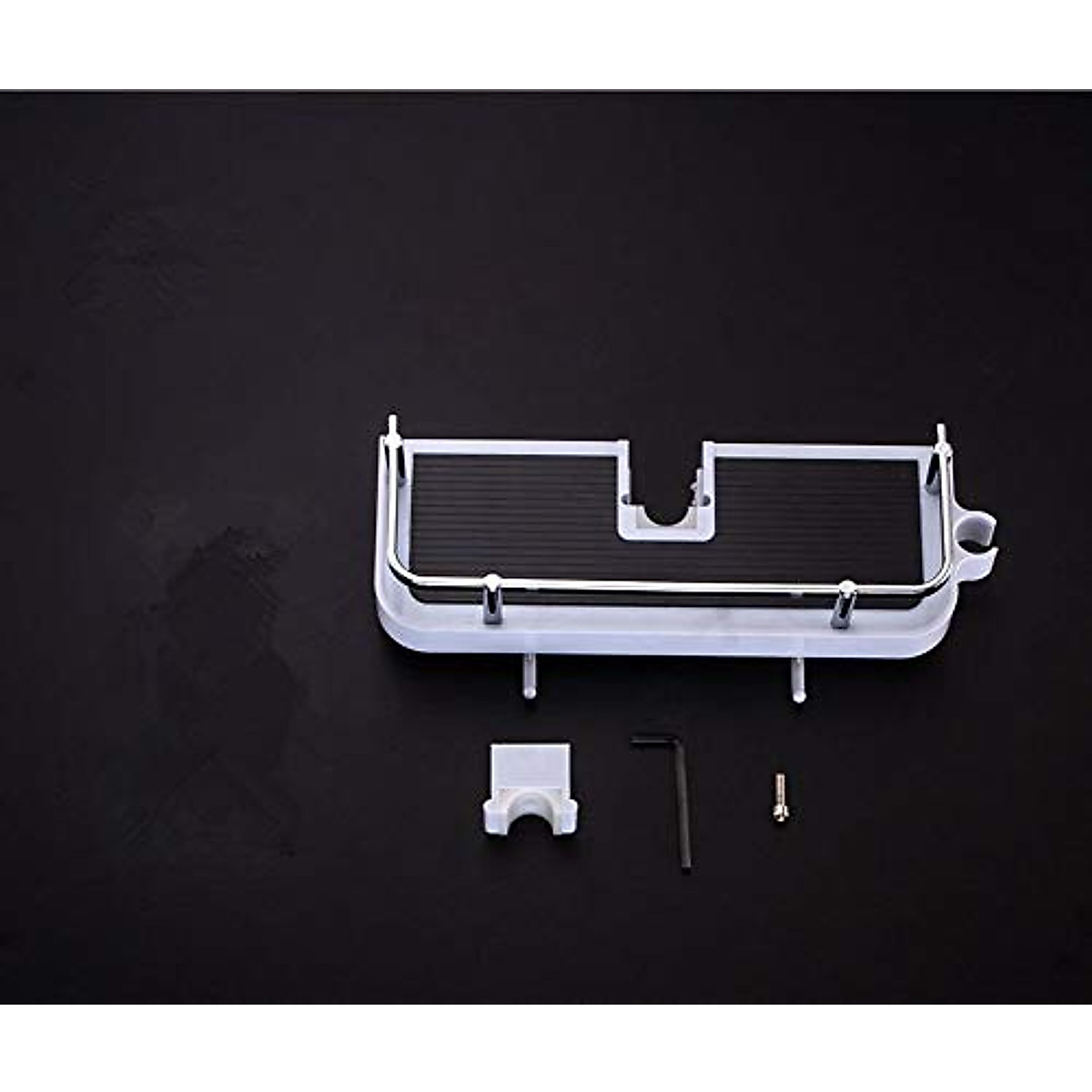 YunNasi Tension Rod Corner Shower Caddy Pole Shower Rack Shower Shelf Baskets for Shampoo Conditioner Soap