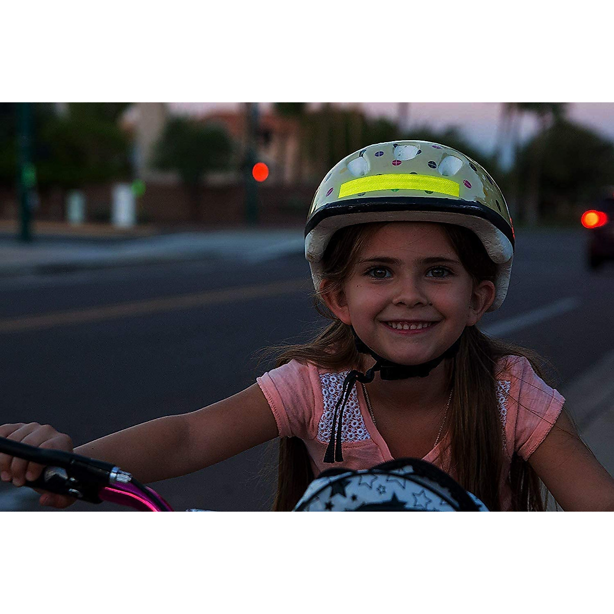 STARREY Reflective Tape 1 inch Wide 15 FT Long DOT-C2 High Intensity Fluorescent Yellow - 1 inch Trailer Reflector Safety Conspicuity Tape for Vehicles Trucks Bikes Cargos Helmets