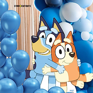 Star Cutouts SC4558 Bluey and Bingo Cardboard Cut Out - Bluey Theme Birthday Party - Bluey Birthday Supplies - Height 91cm