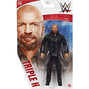 WWE Triple H Action Figure, Posable 6-in Collectible for Ages 6 Years Old and Up