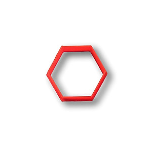 Hexagon Cookie Cutter (4 Inch)