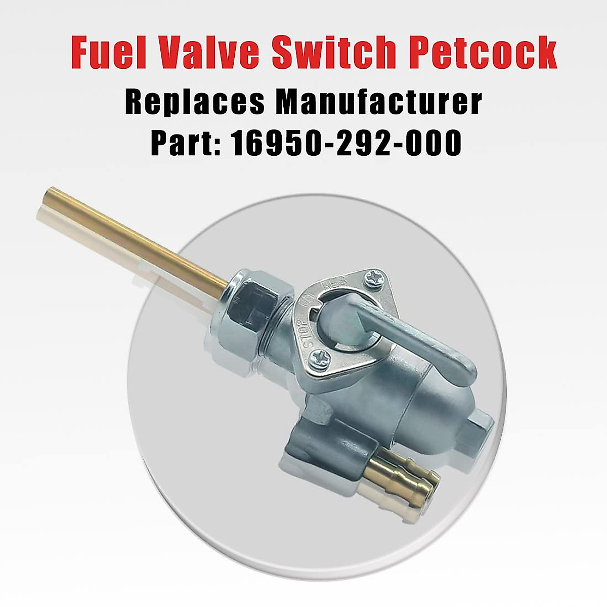 Aniro Moto Fuel Valve Petcock Replace for Honda CL175 CB350 CL350 SL350 CB360 CL360 CB450 CL450