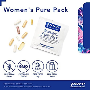 Pure Encapsulations Women's Pure Pack | Supplement to Support Bone, Cardiovascular, Macular, and Breast Health* | 30 Packets
