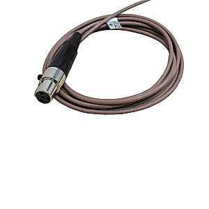 U-Voice UVS70D-SH4-CC Detachable Mini Headset Microphone for Shure (Cocoa Color)