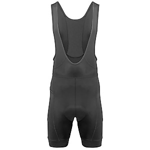 AERO|TECH|DESIGNS | Men's 3D Gel Padded Bike Bib-Shorts | Black | X-Large