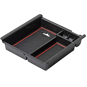 EDBETOS Center Console Accessory For 2016-2022 Toyota Tacoma Console Organizer Tray, Glove Box Organizer, ABS Material Armrest Box Insert (Set Of 2 Tacoma Accessories)