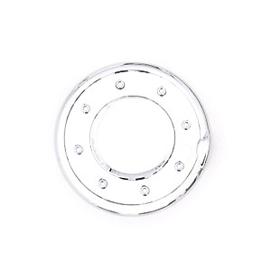 Auto Ventshade [AVS] Fuel Door Cover - Chrome | 688772 | Fits 1997 - 2003 Ford F-150 (Includes Heritage), 1999 - 2010 Ford F-250/F-350/F-450/F-550 Super Duty, 2003 - 2009 Ford Expedition