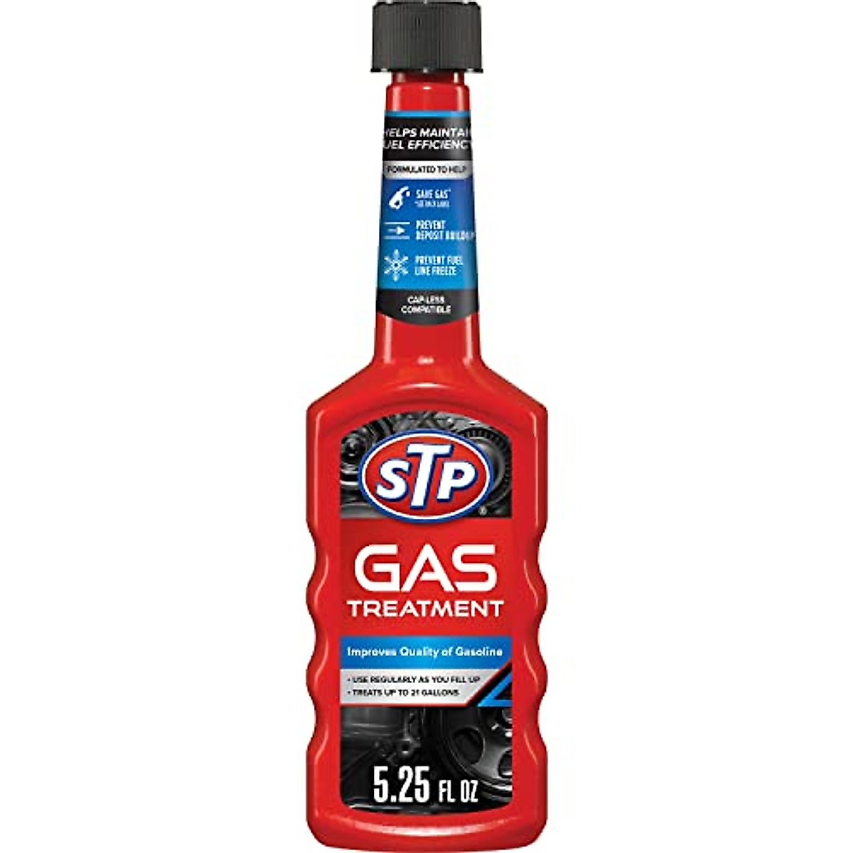 STP Gas Treatment, Fuel Intake System Cleaner, Bottles, 5.25 Fl Oz, Pack of 12