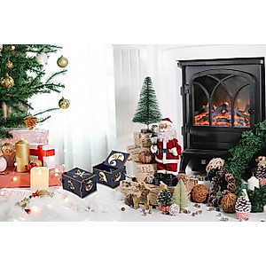 Keast WoodenNightmare Before Christmas Hand Crank Musical Box, Carving Music Box Jack for Boys Girls