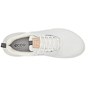 ECCO Women's Biom Hybrid 4 Gore-TEX Waterproof Golf Shoe, White, 9-9.5