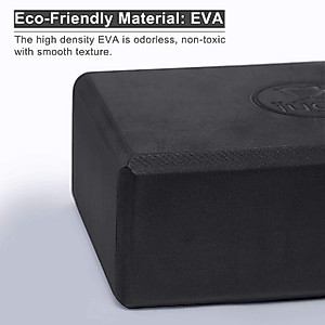 IUGA Yoga Set - Yoga Mat and 2 Yoga Blocks with Strap Included, Yoga Set for Starters and advanced yogis