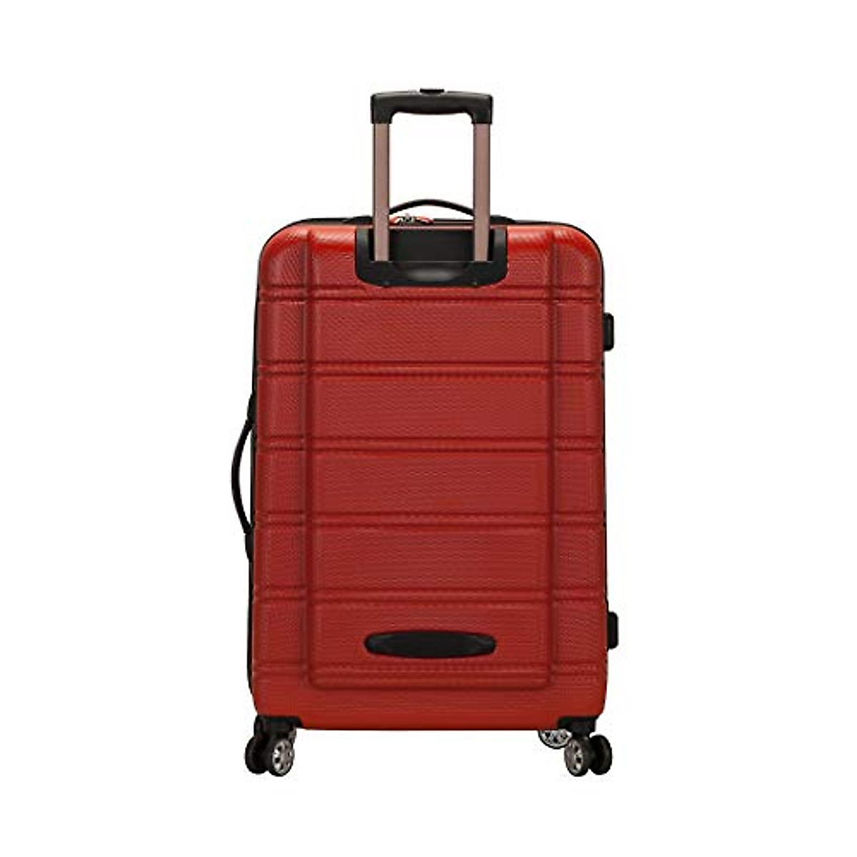 Rockland Melbourne Hardside Expandable Spinner Wheel Luggage, Red, 2-Piece Set (20/28)