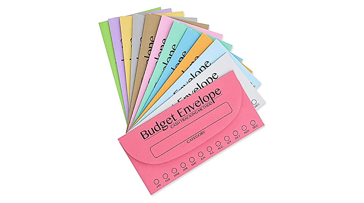 96 Budget Envelopes Pack for Cash & Expense Tracking | Juvale