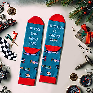 Vintage Cool Old Race Car Socks For Men - Funny Racing Car Gifts, Gifts For Car Lovers Guys, Drag Racing Gifts For Men