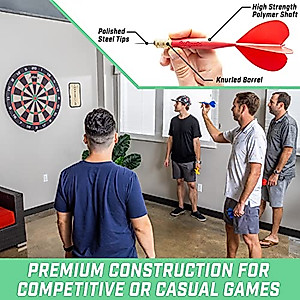 GoSports XL Darts for Giant Dartboard - 12 Pack Replacement Darts