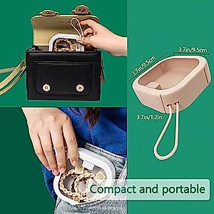 Hair Tie Organizer Travel Small Box, 5pcs Bow Holder for Girls Hair Bows,Travel Qtip Holder, Clip Organizer, Small Jewelry Box,Small Pill Case