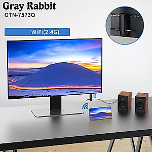 HDMI Wireless Display Adapter. 1080P Mobile Screen Mirroring Receiver Dongle to TV/Projector Receiver Support iOS Android Mac iOS Windows