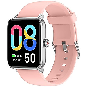 LIVIKEY Smart Watch, Fitness Tracker with Heart Rate Monitor, Blood Oxygen, Sleep Tracking, 41mm Smartwatch 5ATM Waterproof with Pedometer for Women Men Compatible with Android iPhone iOS