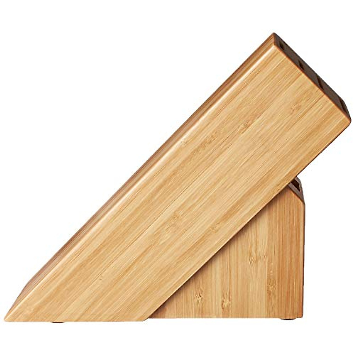 Kai PRO 6-Slot Slimline Knife Block, Made from Durable, Sustainable Bamboo, Easy to Clean Universal Knife Block, Knife Holder for Kitchen Counter