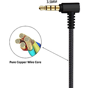 Vcddom Upgraded Replacement Audio Cable for SteelSeries Arctis 3, Arctis 5, Arctis 7, Arctis Pro Wireless, Arctis Pro Gaming Headset 2m/6.5 Feet