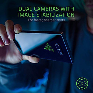 Razer Phone 2, Unlocked Gaming Smartphone – 120Hz QHD Display – Snapdragon 845 – Wireless Charging – Chroma – 8GB RAM - 64GB - Satin Black (Renewed)