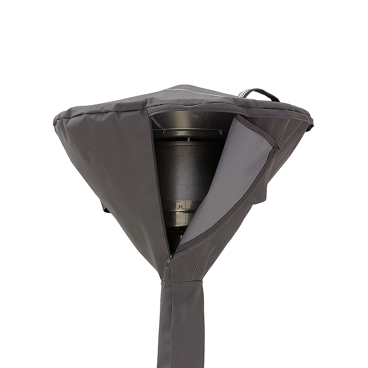 Classic Accessories Ravenna Water-Resistant 34 Inch Stand-Up Patio Heater Cover, Taupe