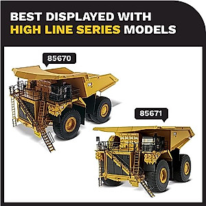 Diecast Masters 1:50 Caterpillar 797F Tier 4 Final Mining Truck | High Line Series Cat Trucks & Construction Equipment | 1:50 Scale Model Diecast Collectible | Diecast Masters Model 85655