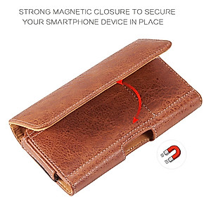 Belt Loop Phone Holster Compatible with BLU G33, G61s, C5 Max, C5L Max, G50 Mega, G51, Bold N2, J6S, Studio X5, Studio X10L, Studio X10, View 2