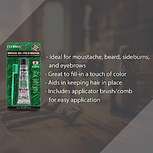 Pack of 3 Each Pinaud Moustache Wax Brown 1ea