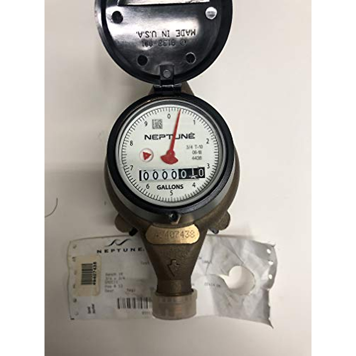 3/4 x 3/4 T-10 Water Meter Direct Read Gallon