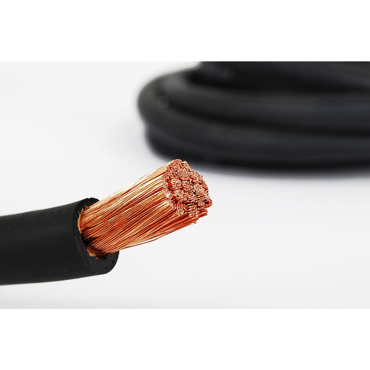 TEMCo INDUSTRIAL WC0181-100' (50' Blk, 50' Red) 2 Gauge AWG Welding Lead & Car Battery Cable Copper Wire Black + RED | Made in USA