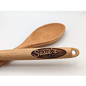 Personalized Wooden Spoon, Engraved Wooden Spoon, Personalized Spoon, Wooden Spoon, Gift for Her, Baking Gift, Cooking Gift, Engraved Spoon, Custom Spoon, Personalized Spoon