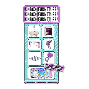 LOL Surprise Winter Chill Hangout Spaces Furniture Playset with Ice Doll, 10+ Surprises with Accessories, For LOL Dollhouse Play - Collectible Toy for Kids, Gift for Girls Boys Ages 4 5 6 7+ Years Old