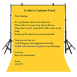 LYLYCTY 5x7ft Photography Studio Non-Woven Backdrop Yellow Backdrop Solid Color Backdrop Simple Background
