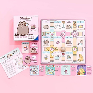 Ravensburger Pusheen Purrfect Pick Game - Fun Family Activity | Ideal for Cat Lovers and Pusheen Fans | Engaging Gameplay | Suitable for Ages 8 and Up | Pink Edition