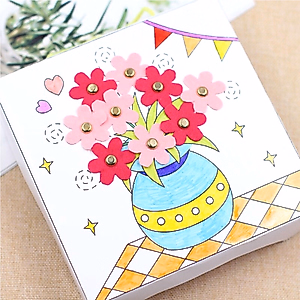 BlingKingdom 100pcs Multicolor Split Pins Pastel Metal Brad Fasteners Brads Round Brads for DIY Crafts Projects Scrapbooking Office (8mm x 14mm)