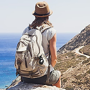 YUEVAN Airtags Case Anti-Scratch Protective Skin Compatible with AirTag Tracker Finder Keychain (Black)