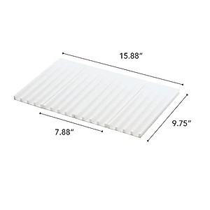 Yamazaki Home Tower Foldable Drainer Tray – Kitchen Dish Drying Mat