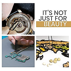 Utopia Care - Professional Stainless-Steel Tweezers Set (4-Piece) and Manicure Kit (15-piece) – Precision Tweezers for Ingrown Hair, Facial Hair, Splinter, Blackhead, and Tick Remover- Women Men Nail