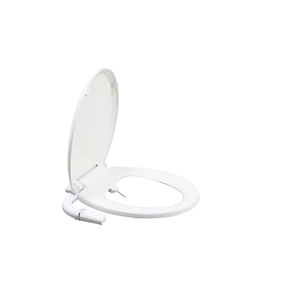 Toilet Seat Bidet Sprayer Attachment for Round Toilets, Non-Electric Bidet with on/off feature, Spray and Wash Bathroom Toilet Seats with Self-Cleaning Nozzle, Easy Operation, Easy Installation