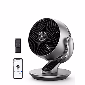 Dreo Smart Desk Fan for Bedroom, Powerful 70 ft Whole Room Air Circulator Fan, 120°+90° oscillating fans & Tower Fan 42 Inch, Cruiser Pro T1 Quiet Oscillating Bladeless Fan with Remote