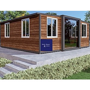 Detachable Prefabricated Luxury Villa Portable Foldable Expandable Container House 40 FT Home, 11.8 * 6.3 * 2.49