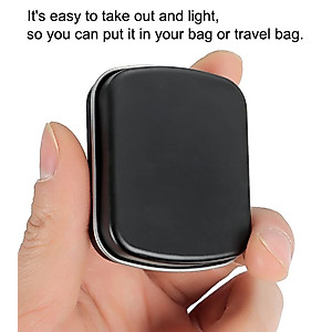 AKOAK 3 Pcs 2.4 x 1.7 x 0.6 Inches Rectangular Empty Hinged Tins Box Containers for First Aid Kit,Survival Kits,Storage,Herbs,Pills,Crafts and More (Black)