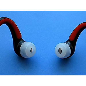 8pcs (CL) Large Size (L) Replacement Adapters Earbuds Eartips Compatible with Motorola S9 S9-HD S10 S10-HD Headphones / Headsets