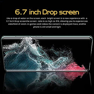 Unlocked Smartphone 6.7inch Cell Phone S22 Ultra 2+16GB HD Full Screen Straight Talk Phone Dual Sim Unlocked Android Phones Boost Mobile Phone (Black)