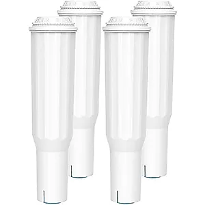 4 Pack CLEARYL/CLARIS White Water Filter Compatible with Jura F7, F8, Z5 Automatic Coffee Machine Impressa, Espresso, Capresso