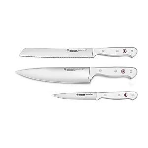 WÜSTHOF Gourmet White 3-Piece Starter Knife Set